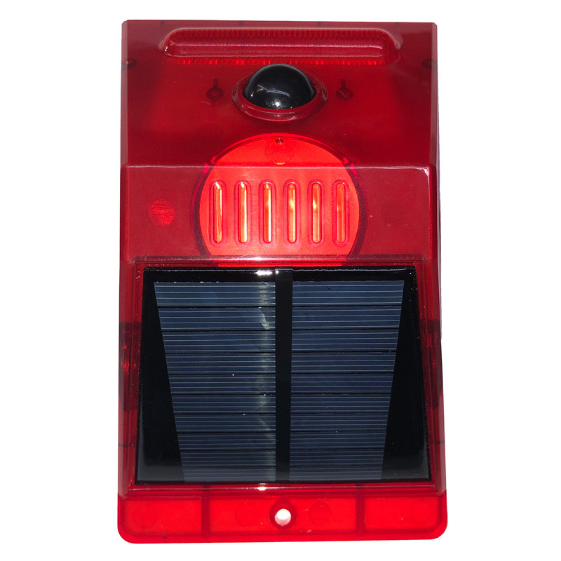 Solar LED Alarm Security Light With Motion Detector And Remote Control ...