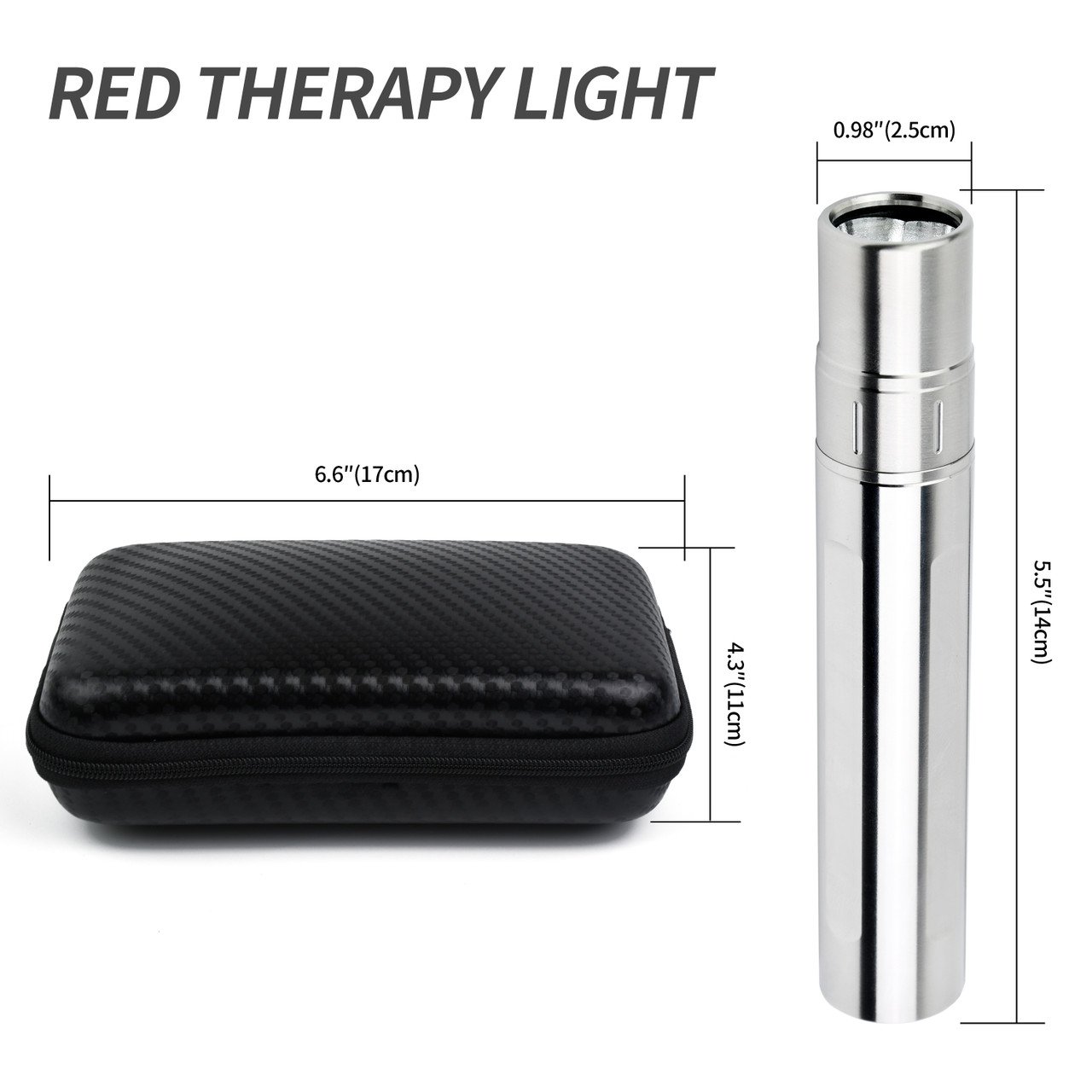 Handheld LED Infrared Light Device, Red Light Therapy for Face and Body ...