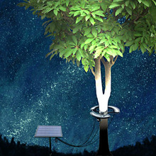 LED Solar Powered Tree Light, 16 Watt, 1980 Lumens, 18 Super Bright 1 ...