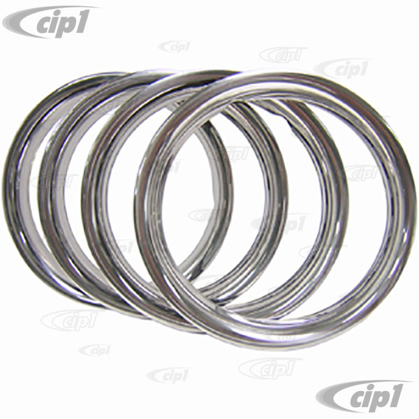 C13-10-1069 - B63722 - POLISHED STAINLESS STEEL BEAUTY TRIM RINGS ...