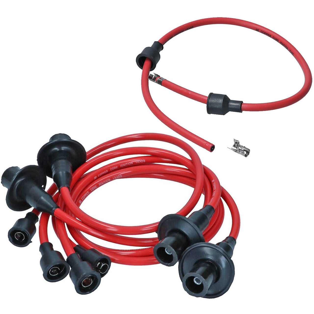 ACC-C10-5864-60 - COPPER CORE - RED IGNITION WIRE SET WITH EXTRA LONG ...