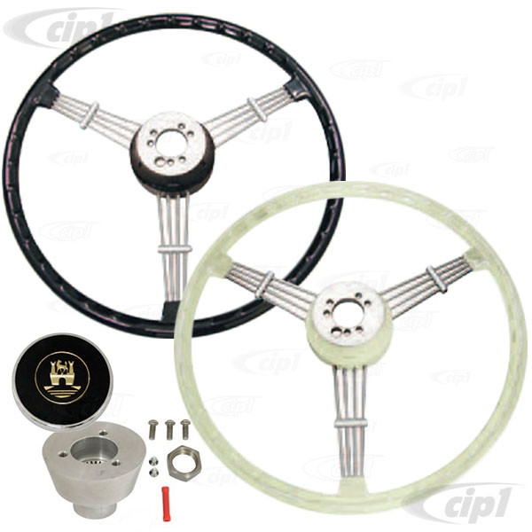 C13-79-4060-KIT - EMPI COMPLETE BANJO STYLE STEERING WHEEL KIT WITH HUB ...