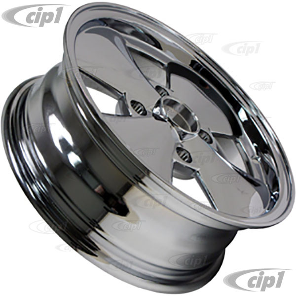 C32-EIC-C - 4 SPOKE IRON CROSS WHEEL W/CENTER CAP - CHROMED - 15 INCH X ...