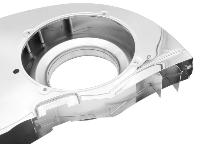 C13-8831 - EMPI - CHROME - SUPER COOLING 36HP STYLE FAN SHROUD WITHOUT ...