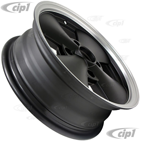 C32-EIC-MB - 4 SPOKE IRON CROSS WHEEL W/CENTER CAP - MATTE BLACK - 15 ...