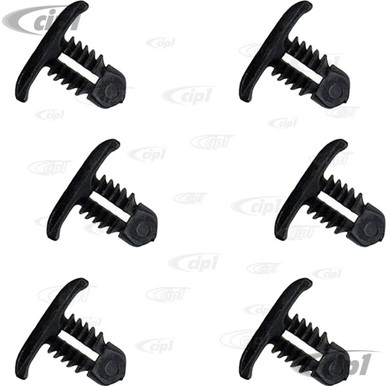 VWC-251-823-717-SET - 251823717 - GERMAN - FRONT DOOR SEAL CLIPS - 6 ...