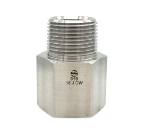 Hydraulic Stainless Steel Adapter/Expander MIP x FIP