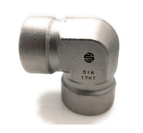 Stainless Steel FIP x FIP 90 Degree Elbow - Hydraulic Adapter