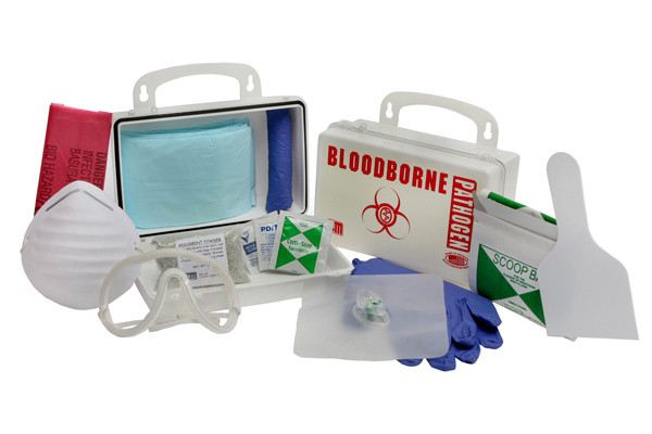 Bloodborn Pathogen Kits - Poly Box - Calolympic Safety
