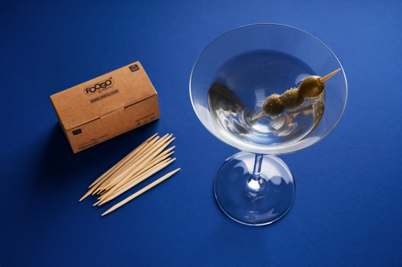 Plain cocktail sticks, toothpicks 9cm