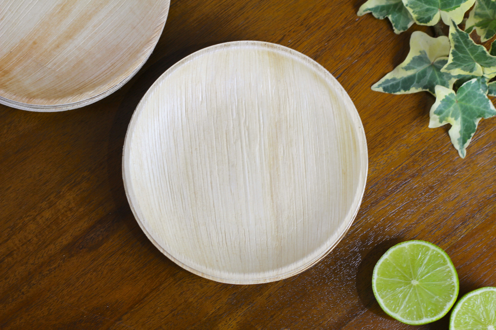 6” Small Round Palm Leaf Plates | Compostable Eco Plates