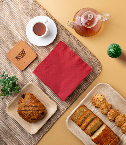 Red Napkins, 33x33cm