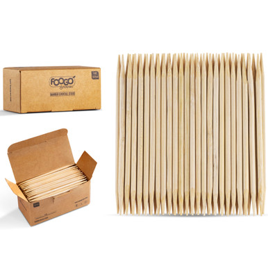 9cm Plain Bamboo Cocktail Picks | Eco-Friendly Toothpicks