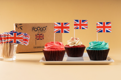 Union Jack Flag Cocktail Sticks 6.5cm