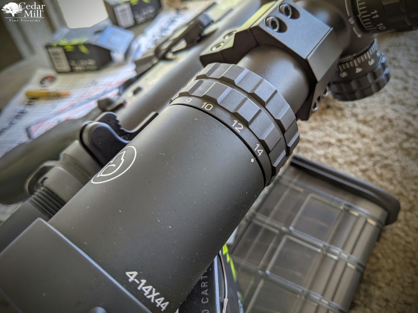 A Evaluation of the Black Hound Genesis 4-14×44 FFP MOA Scope - Cedar ...