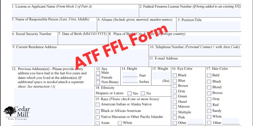 How to Get a Federal Firearms License: An Overview - Cedar Mill Fine ...