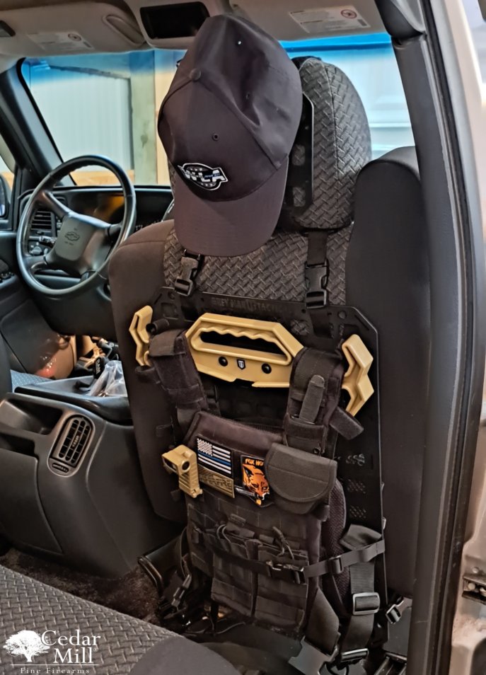 Grey Man Vehicle Seat Back RMP - Tough Hook Plate Carrier Hanger ...
