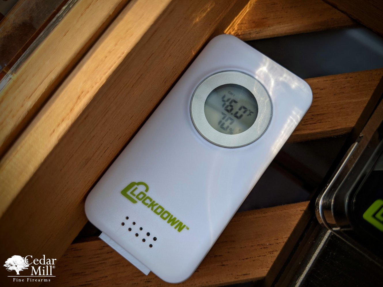 Lockdown Digital Wireless Hygrometer - Cedar Mill Fine Firearms