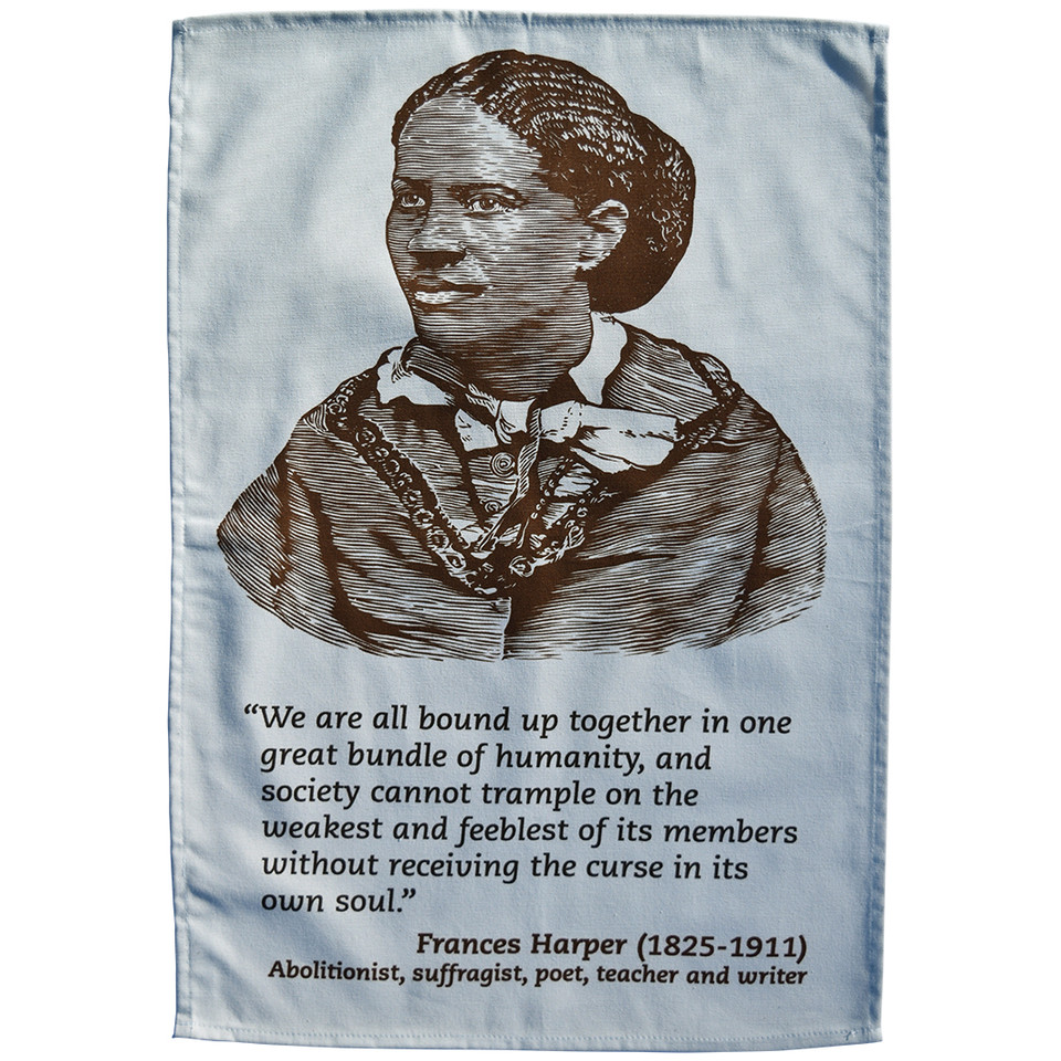 Frances Harper tea towel - Radical Tea Towel US