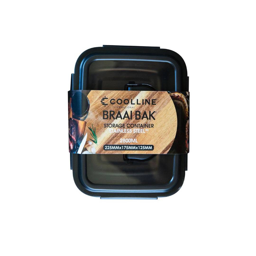 Braai Bak - S/Steel Food Storage with Plastic Lid - lifestyle @ BALI ...