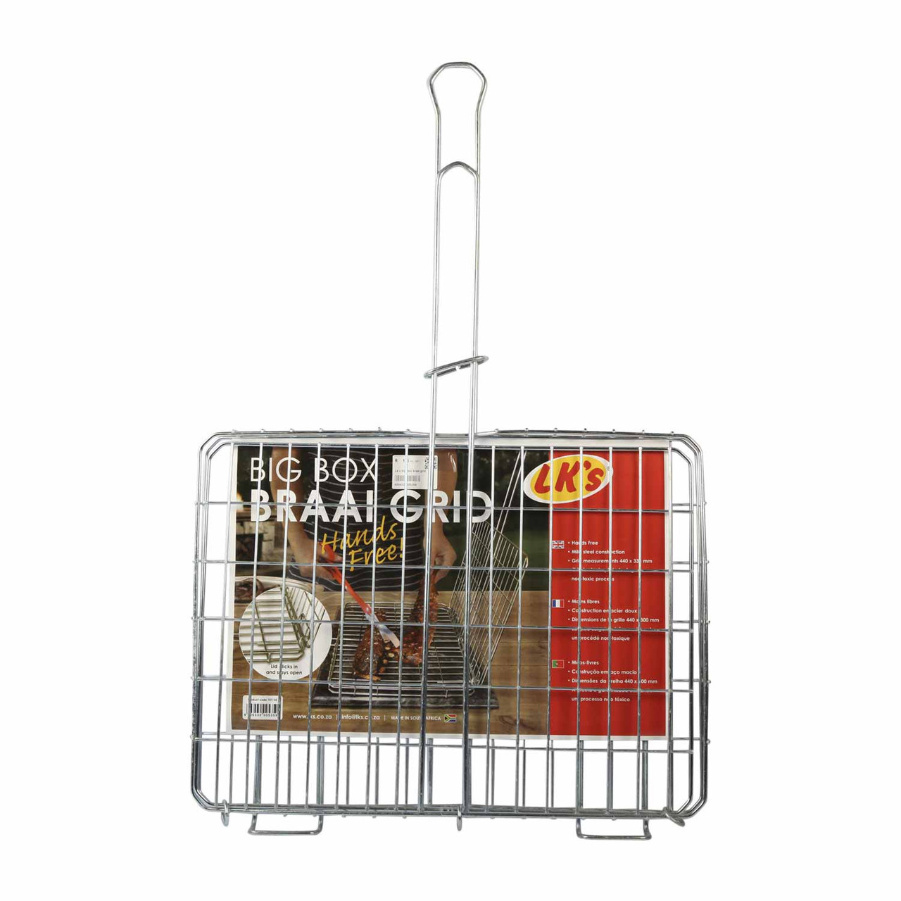 LK's M/S Small Box Braai Grid - lifestyle @ BALI TRADING