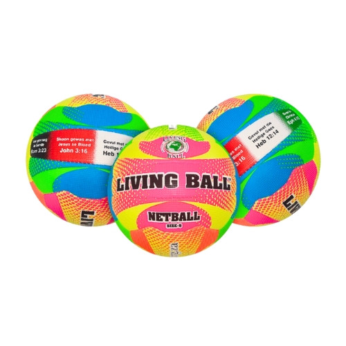 Living Netball Ball Nr 5 Neon Assorted - lifestyle @ BALI TRADING