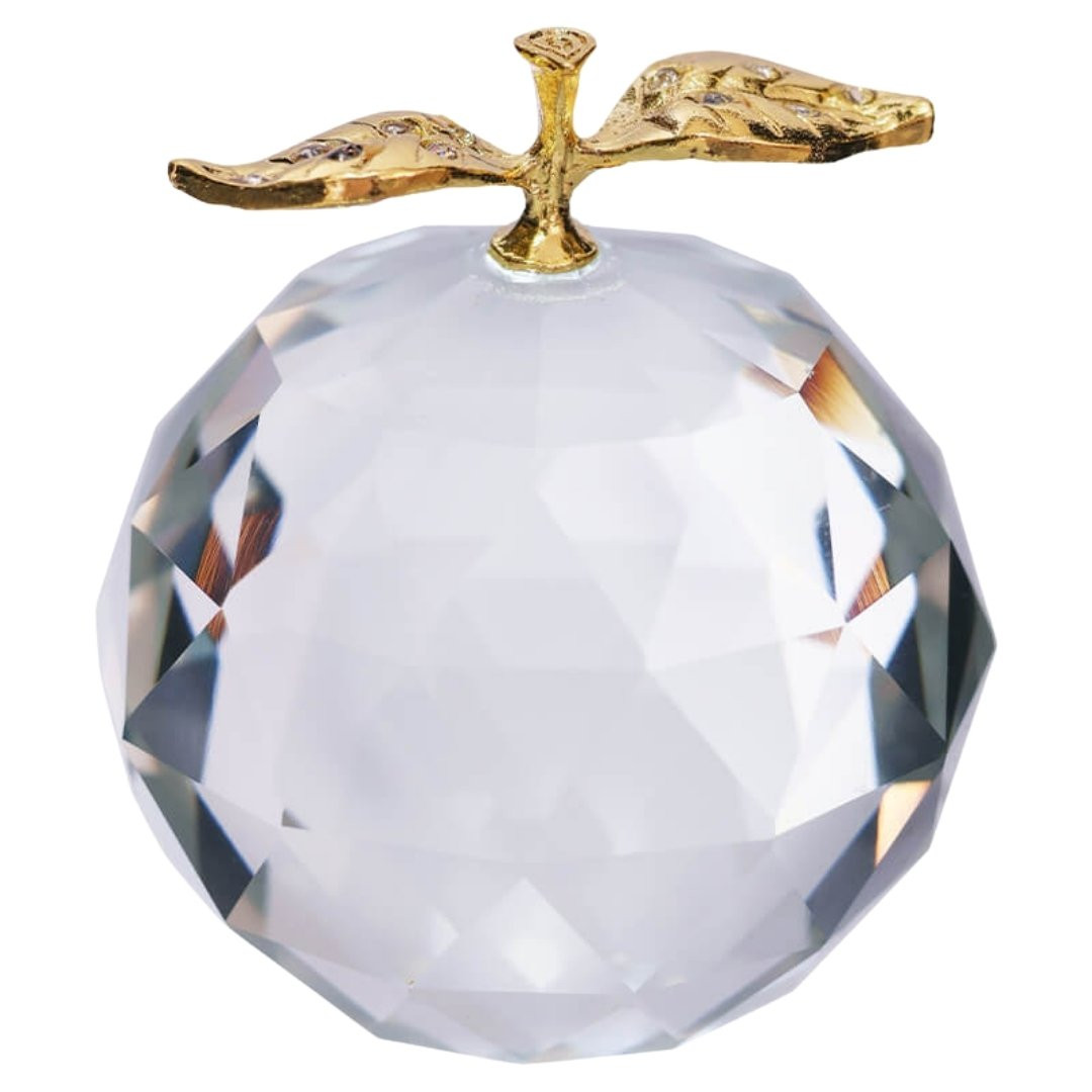 Clear Crystal Apple / 6cm - lifestyle @ BALI TRADING