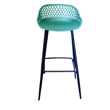 Diamond Back Bar Stool - Green - lifestyle @ BALI TRADING