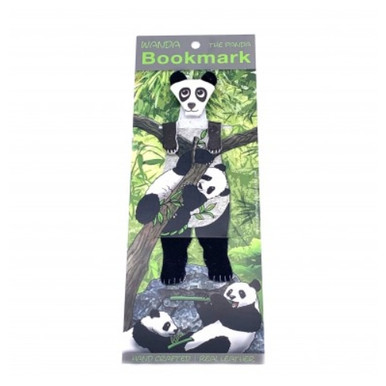 Leather Bookmark - Wanda The Panda - lifestyle @ BALI TRADING