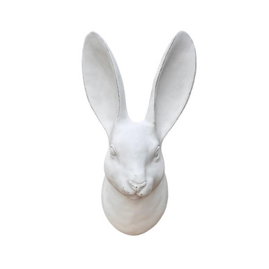 Large White Ceramic Bunny Head / WAS: R645 - lifestyle @ BALI TRADING