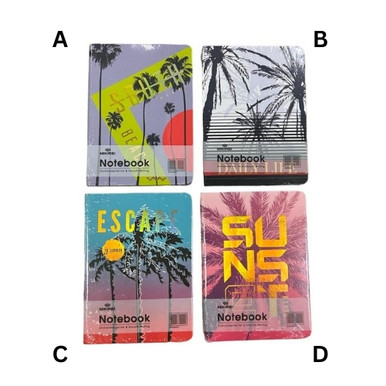 Palm Designs A6 Notebook - lifestyle @ BALI TRADING