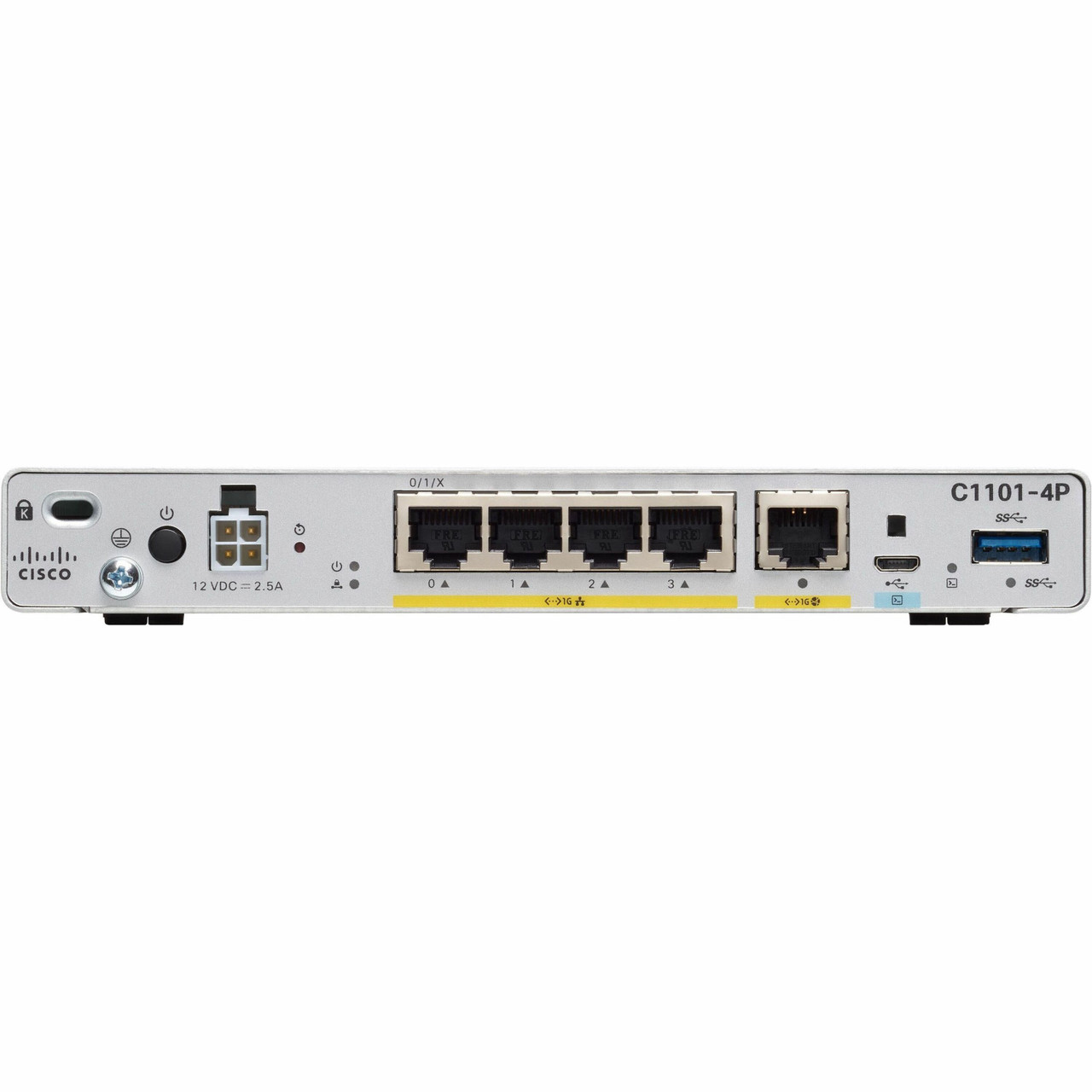 Cisco Integrated Services Router 1101 - Router - Rack-mountable - C1101 ...