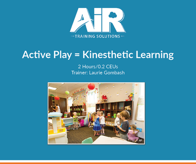 Active Play = Kinesthetic Learning