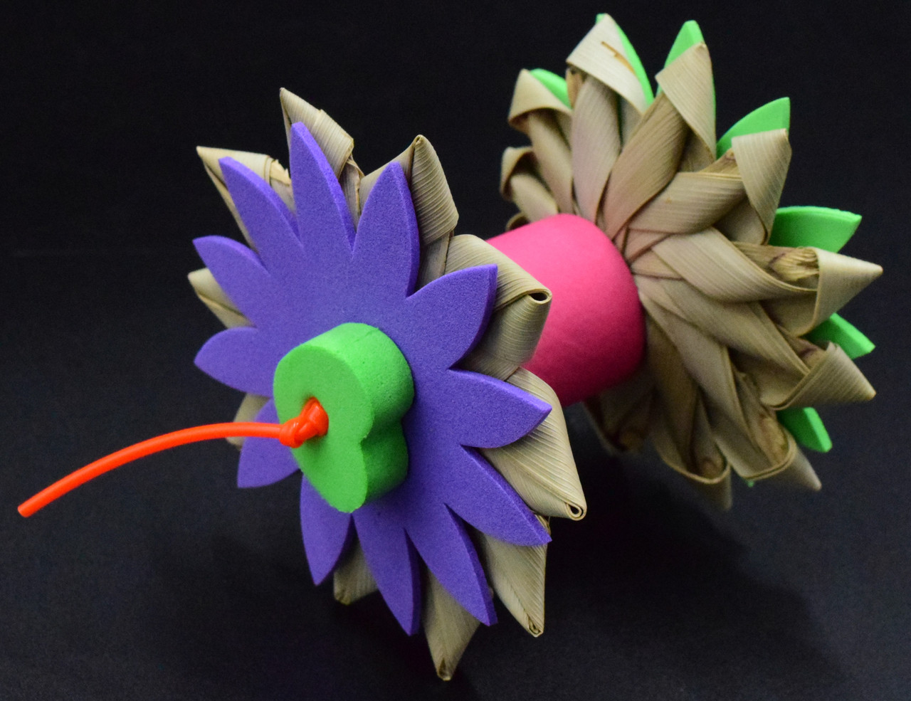 Flower Wheel Foot Toy - Parrots N Stuff