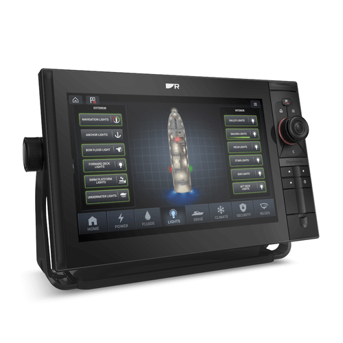 Raymarine Axiom 2 Pro 9 RVM with Mediterranean Lighthouse Chart ...