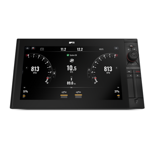 Raymarine Axiom 2 Pro 16 RVM with Northern Europe Lighthouse Chart ...