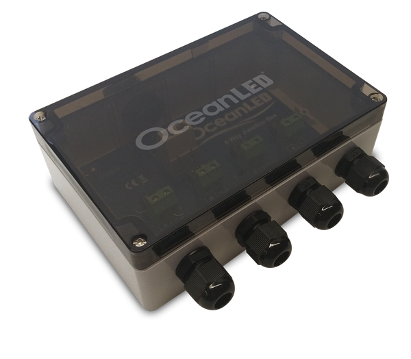 OceanLED Standard 4-way Junction Box - Rowlands Marine Electronics