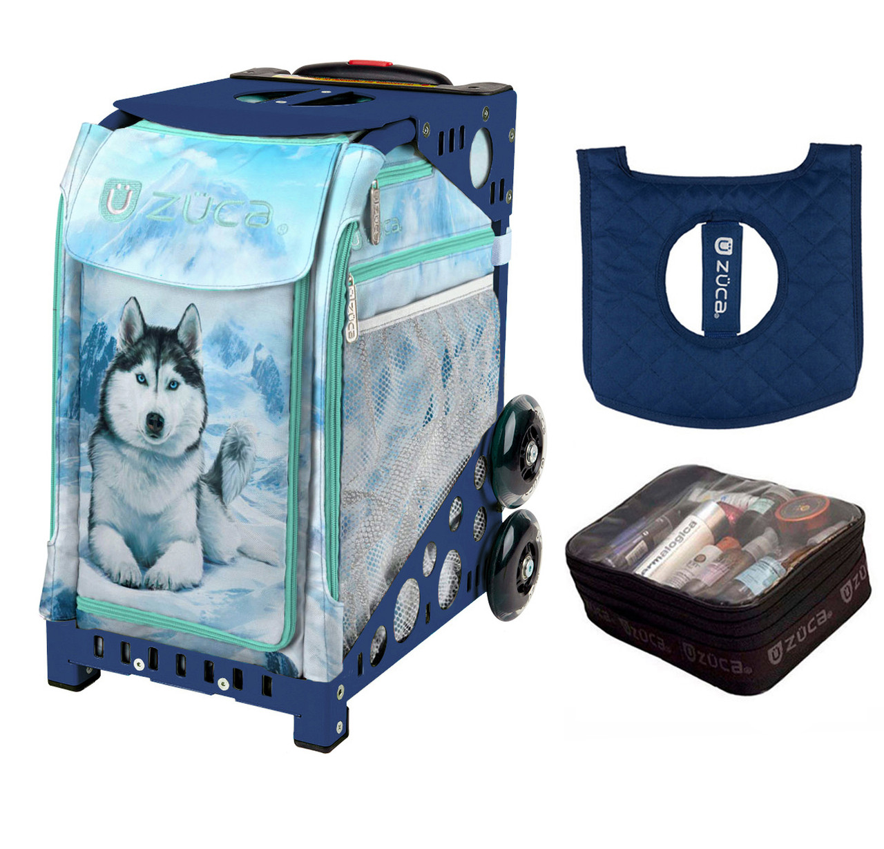Zuca Husky (with Navy Frame) with FREE Seat Cover and Zuca Utility ...