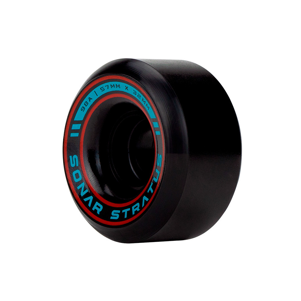 Riedell Skates Sonar Stratus Outdoor Skate Wheels (Set of 4)