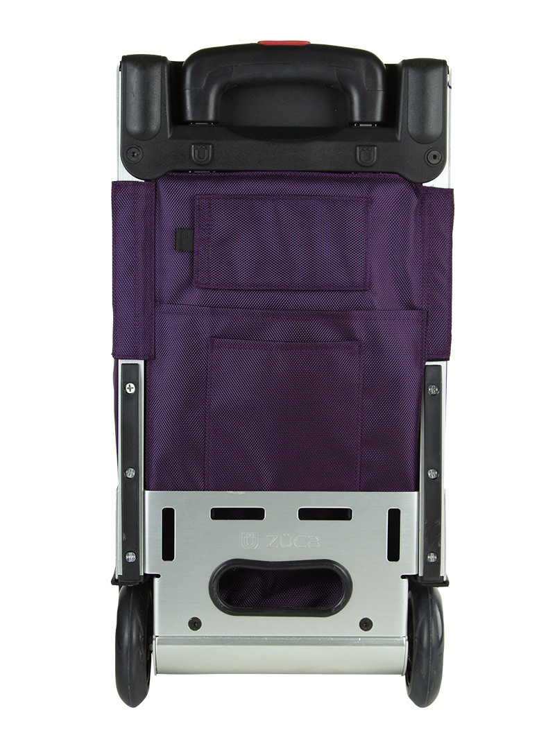 Zuca Artist Pro Bag - Purple Insert And Silver Frame