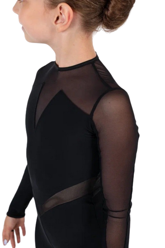 IceDress - Thermal Figure Skating Overalls - 'Pleiade" (Black)