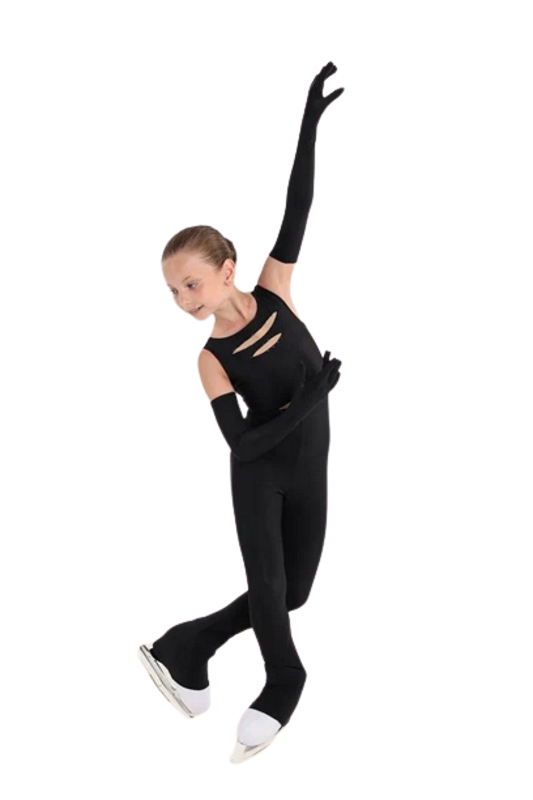 IceDress - Thermal Figure Skating Overalls - "Gothic" Black, Complete ...