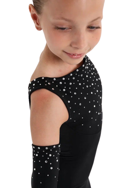 IceDress - Thermal Figure Skating Overalls -"Plie" Black with ...
