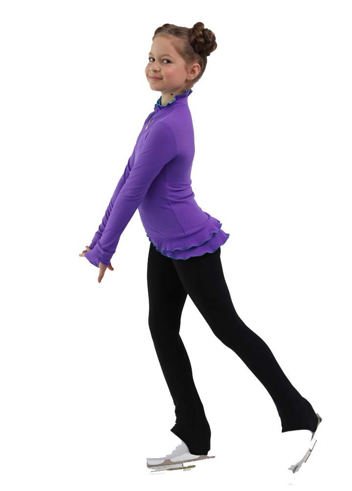 IceDress Ice Skating Jacket - Thermal - Minx (Size as, Purple,Turquoise ...