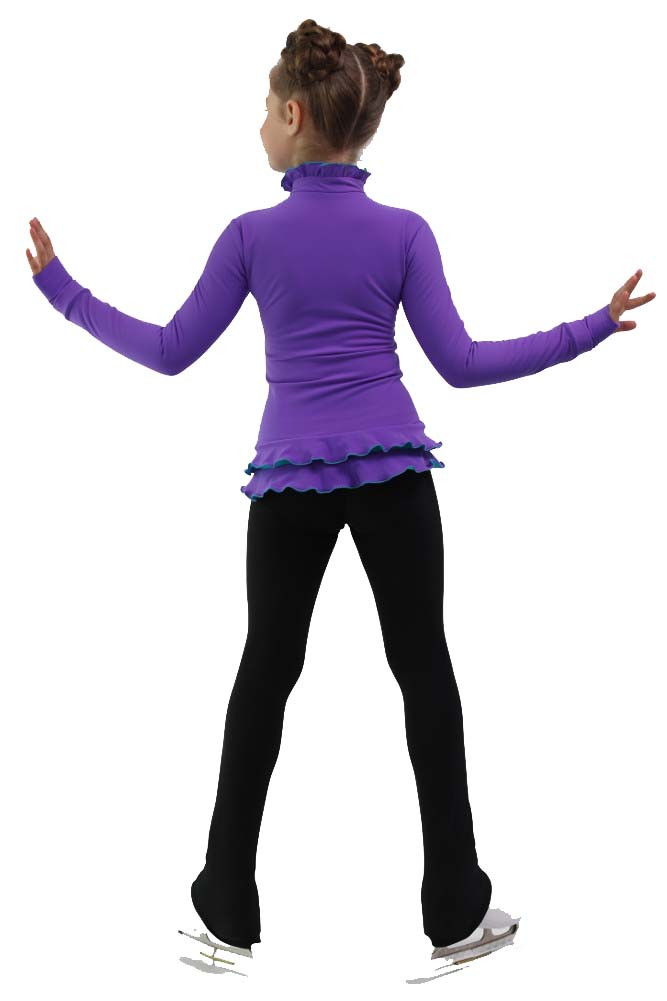IceDress Ice Skating Jacket - Thermal - Minx (Size as, Purple,Turquoise ...