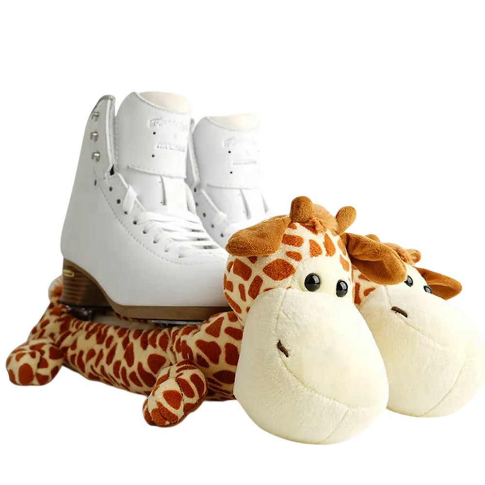 Cuddly Critters Animal Ice Skating Blade Covers - Giraffe