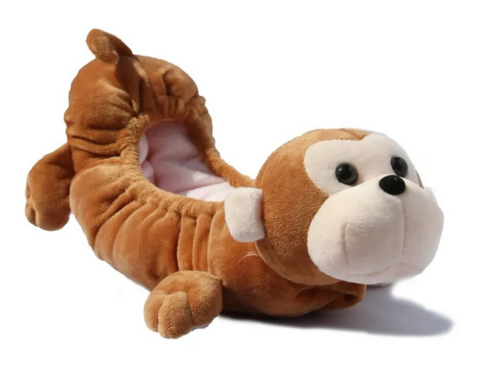Cuddly Critters Animal Ice Skating Blade Covers - Monkey