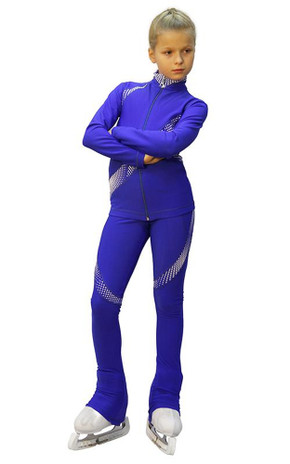 IceDress Ice Skating Outfit - Thermal - Cascade (Size CS, Cornflower ...