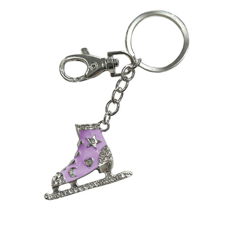 Kami So Crystal Skate Key Chain (Purple)