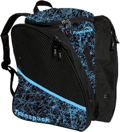 Transpack Ice Skating Bag - Cyan Scratched